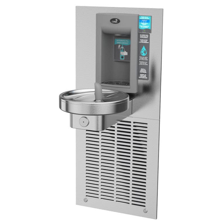 電動制御式給水機 - AQUAPOINTE + RADII M8WREBFY - OASIS - 非接触 / 組み込み式 / 屋内用