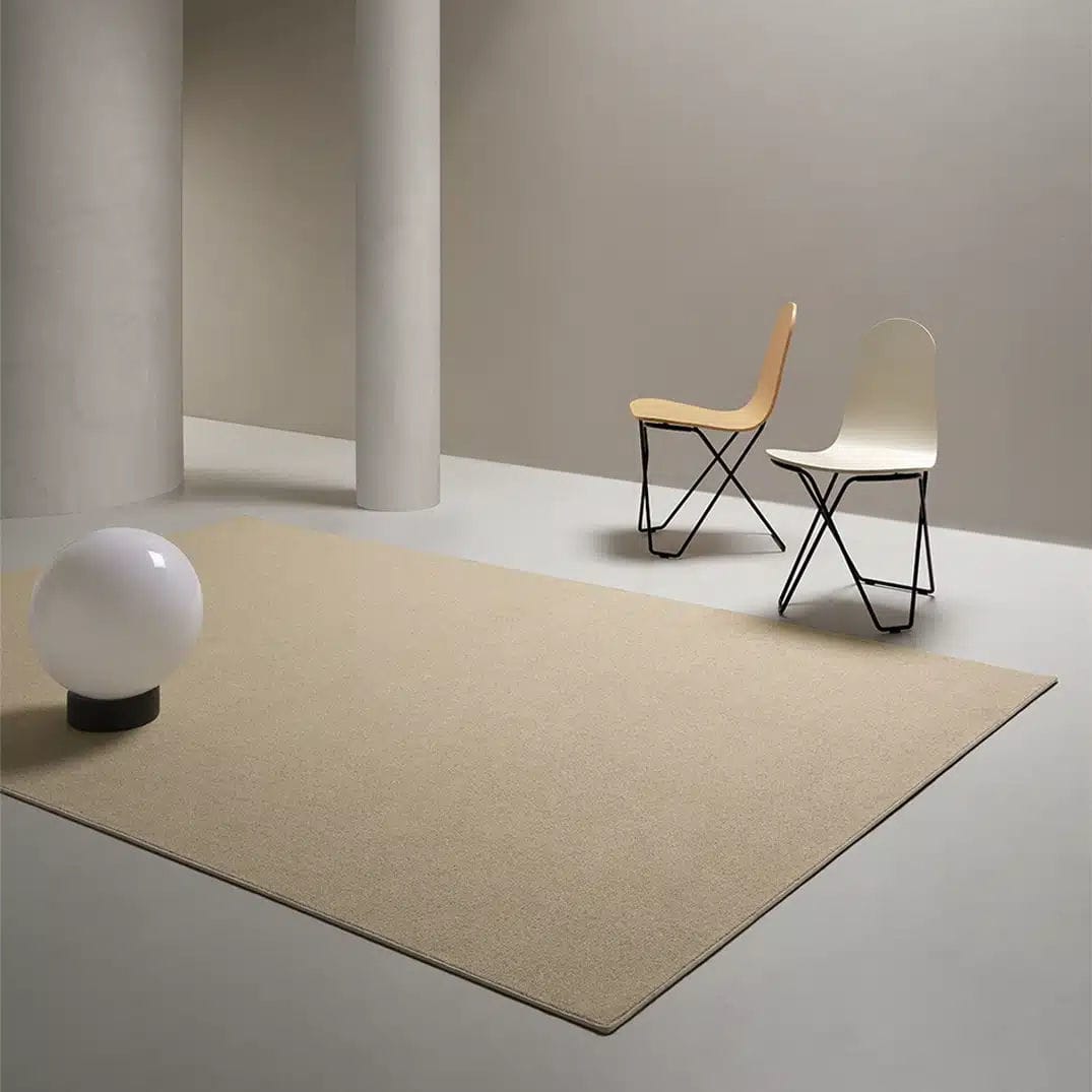 伝統的絨毯 - NOA SESAME - Rols Carpets - 無地 / ウール製 / 円形