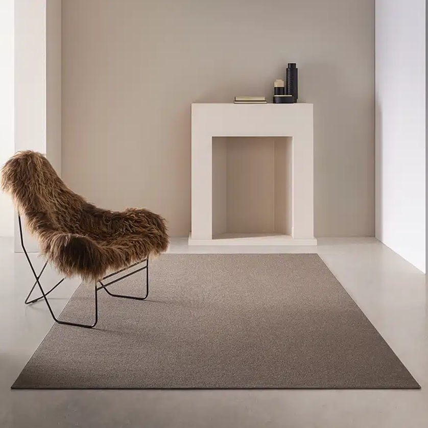 伝統的絨毯 - NOA CHOCOLATE - Rols Carpets - 無地 / ウール製 / 長方形