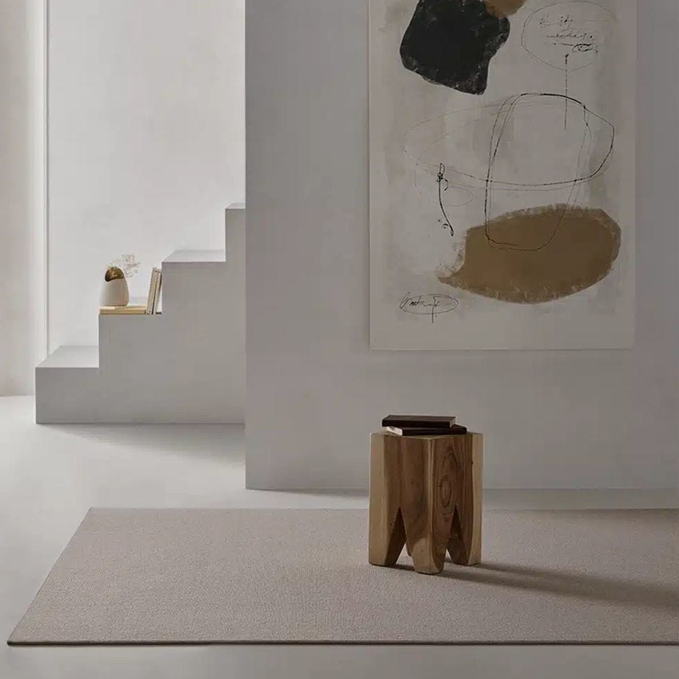 伝統的絨毯 - NOA TAPIOCA - Rols Carpets - 無地 / ウール製 / 長方形