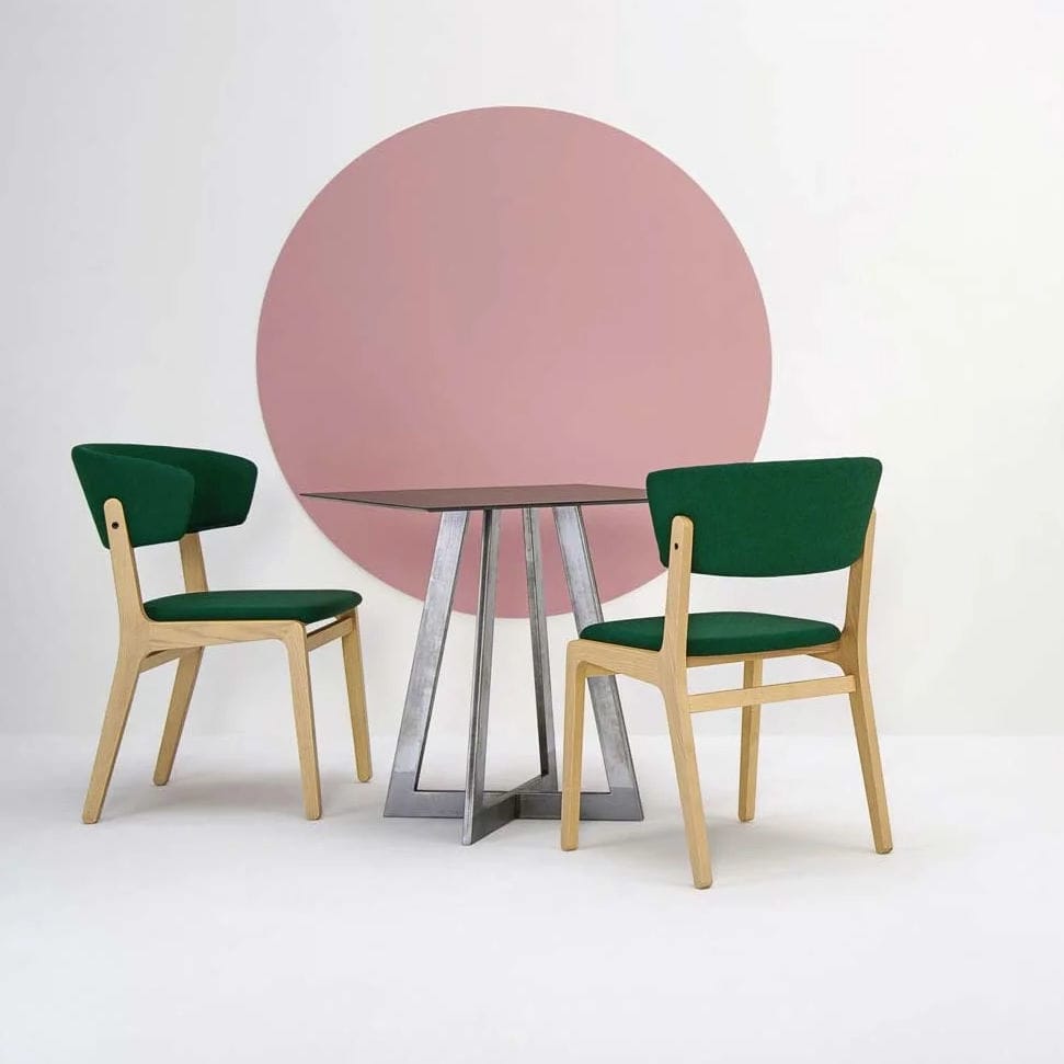 現代風チェア - Ava - Glam_ee by Emmeti - 屋内用 / 布製 / トネリコ製脚