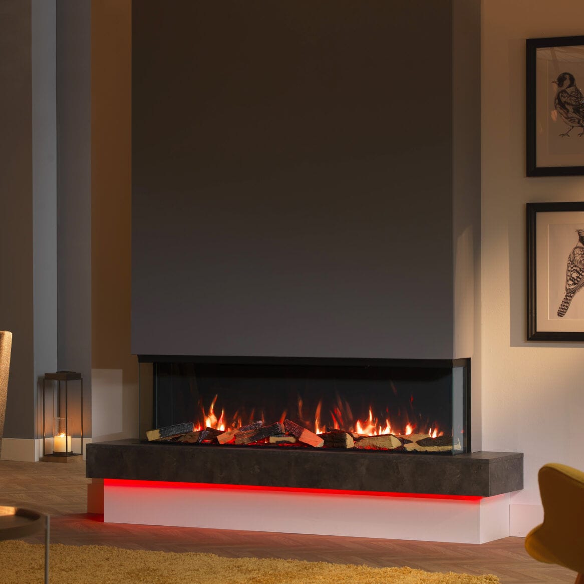 電気暖炉 - Trimline 150E Solus - thermoCet International BV - 組み込み式 / 背付き ...