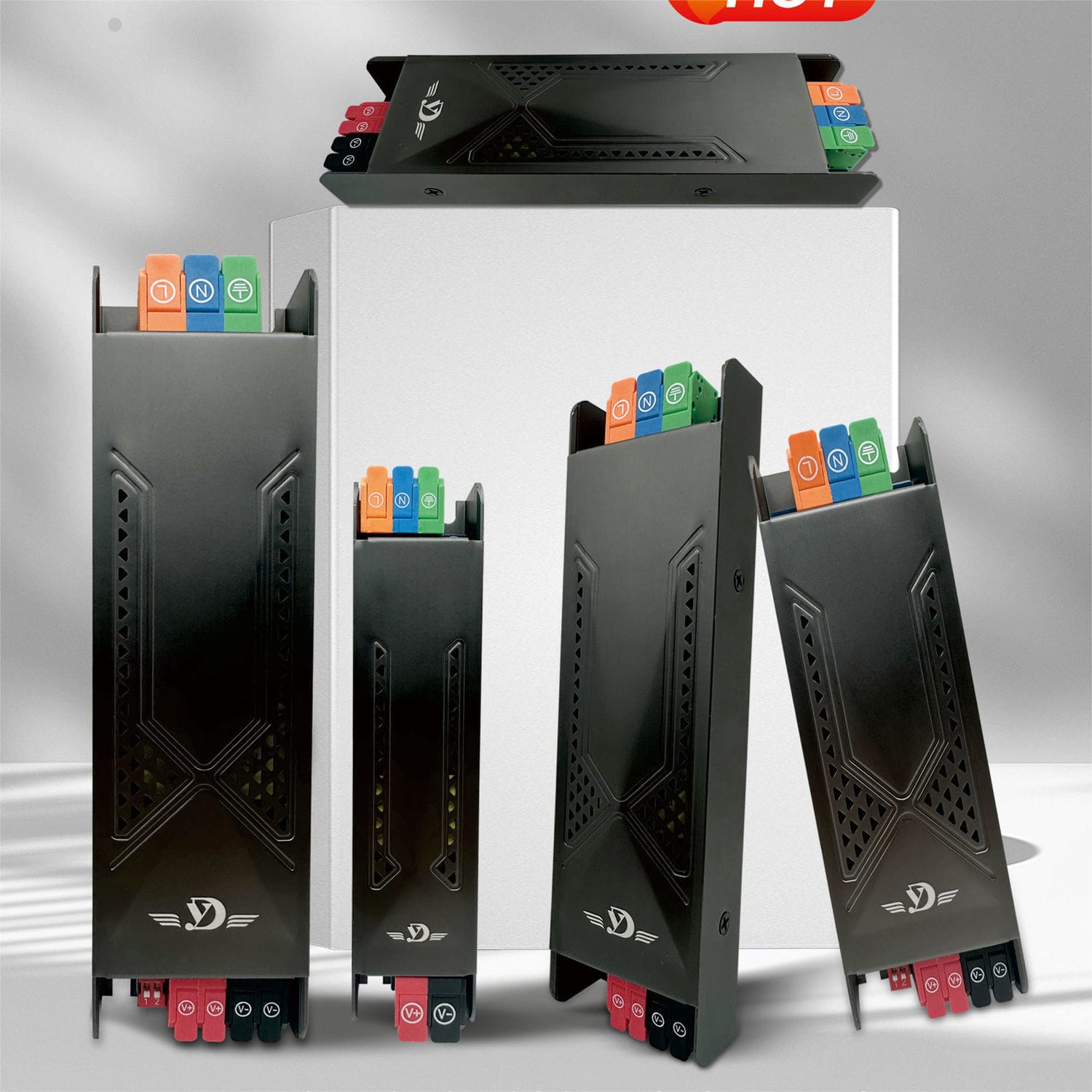 AC/DC電源 - DY-400W-12/24-FL - Gaungdong Dingying Lightning Technology Co.,LTD - 組み込み式 / マルチ出力 / 業務用