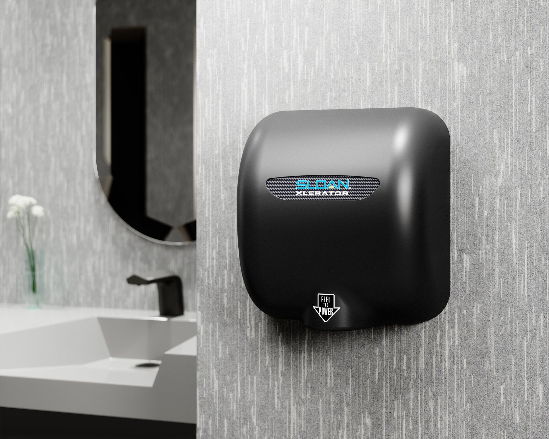 自動ハンドドライヤー - EHD-501 - Sloan - 壁取り付け式 / 金属製