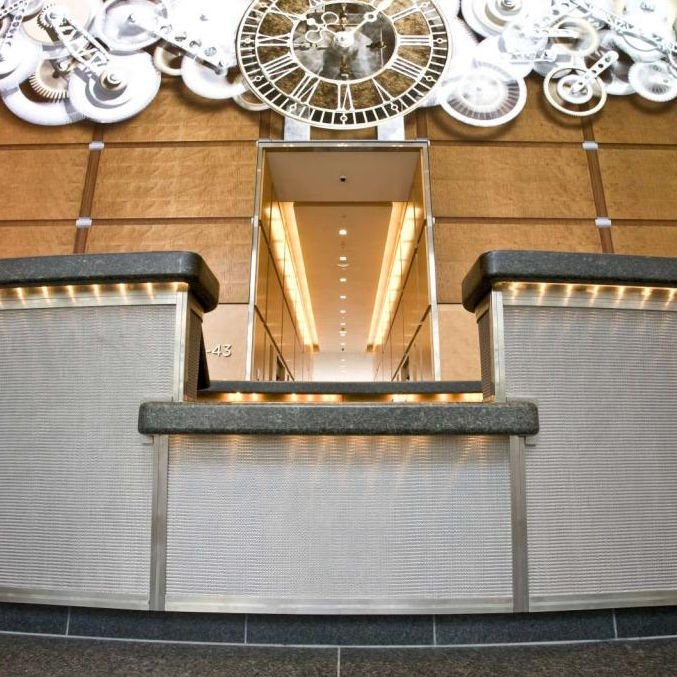 ステンレス製ワイヤーメッシュ - RITZ - Cambridge Architectural Mesh - 屋内用 / 壁用 / 緊密メッシュ