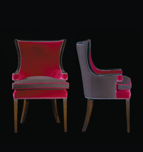 伝統的チェア - LAUNAY - William Yeoward - 布製 / 家庭用 / 肘掛けなし