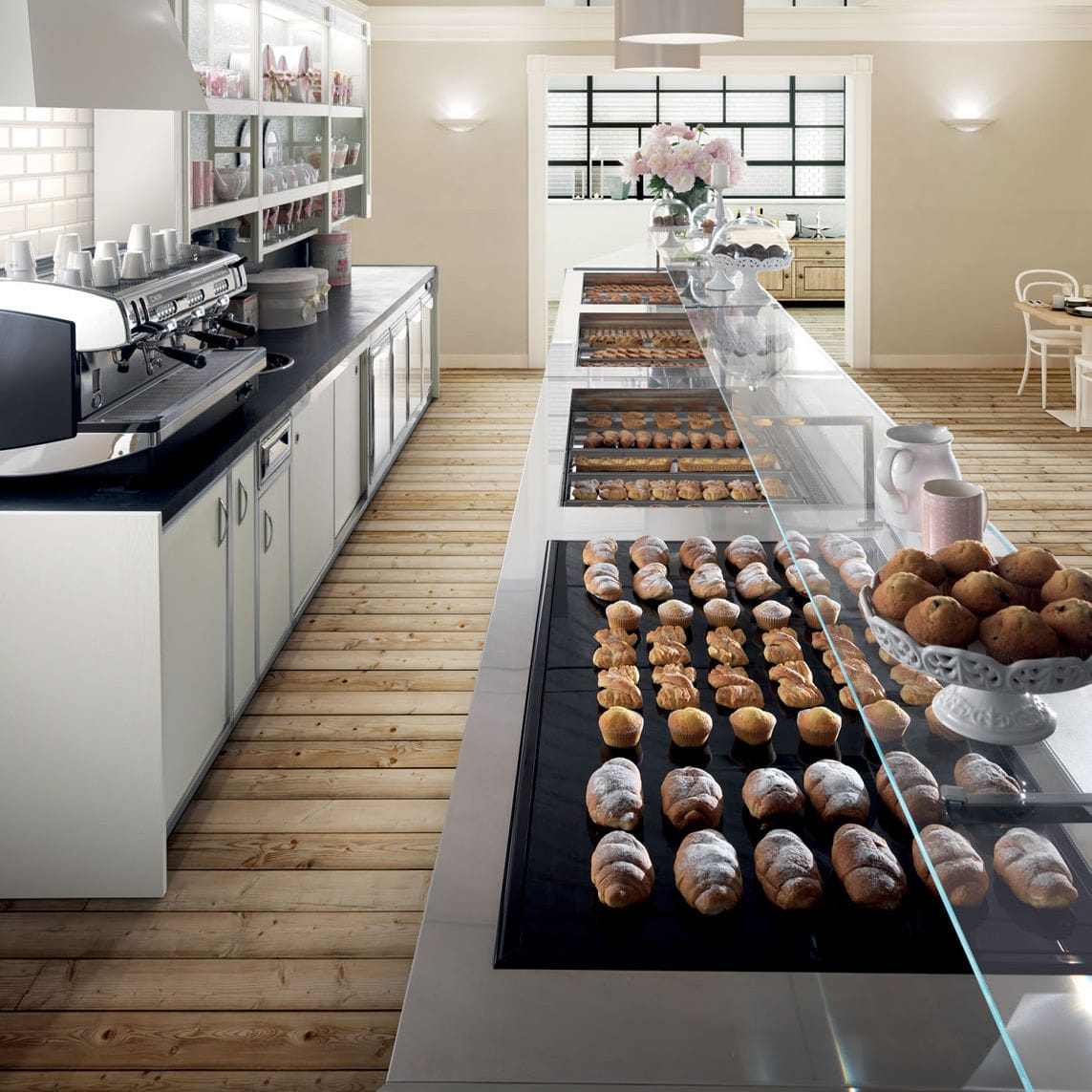 カウンター冷蔵陳列ケース - DROP-IN - Frigomeccanica - パティスリー用 / ステンレススチール製 / 扉なし