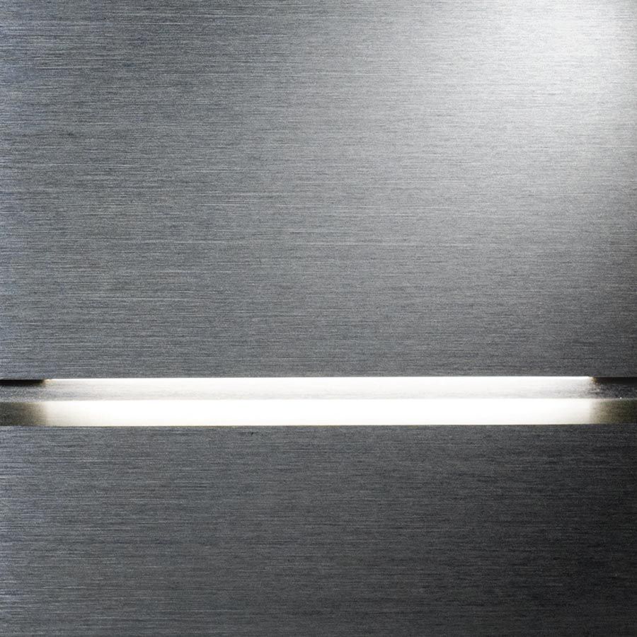 マークアップ用壁掛け照明 - Via - basalte - 現代風 / ブラッシュド黄銅 / ニッケル製