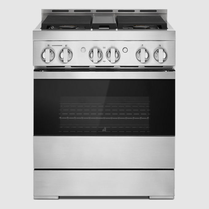 電動式オーブン付きコンロ - JGRP430HM - JENN-AIR - 4口 / 1口 / 手洗い