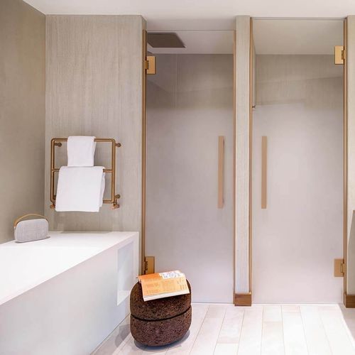 お湯タオル乾燥ヒーター - FOURFOZ - FOURSTEEL - 電動式 / 0...500 w / 現代風