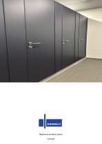 Washroom partition - variocell - KEMMLIT-Bauelemente GmbH