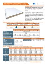 Wall insulating sandwich panel - Architectural - Panel Sándwich Group - metal facing ...