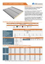 Roof insulating sandwich panel - Cover-joints - Panel Sándwich Group ...