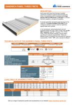 Roof sandwich panel - Three Frets - Panel Sándwich Group - metal facing ...