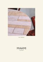 Mesa de jantar contemporânea - ECO NIBBLES - MAAMI HOME - em mármore ...