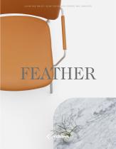 Contemporary bar stool - FEATHER - edsbyn - metal base / upholstered / with footrest