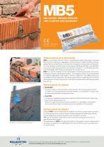 Assembly mortar - MB5 - Bernardelli Group - for masonry / cement ...