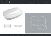 Countertop washbasin - RISATA - Livingstone Baths - composite ...