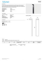 Garden bollard light - LEMUR - Brilumen - contemporary / aluminum / LED