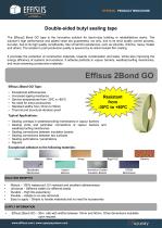 Waterproof adhesive strip - 2BOND GO - Effisus - butyl