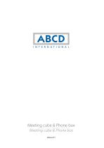 Removable partition - Meeting Cube® - ABCD INTERNATIONAL - aluminum ...