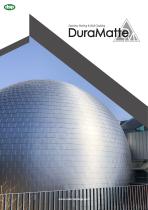 Roof sheet metal - DURAMATTE - DSP Co., Ltd. - bead blasted / stainless ...