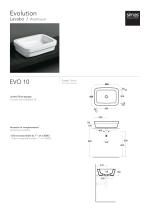 Countertop washbasin - EVO 10 - SIMAS ACQUA SPACE - ceramic / rectangular / without hole