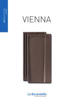 Flat roof tile - VIENNA - Cerámica La Escandella - clinker / red / brown