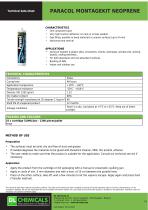Rubber based glue - PARACOL MONTAGEKIT NEOPRENE - DL Chemicals - for ...