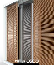 Hinged solar shading - Motion 10500 - MOTION FACADES - aluminum / for ...