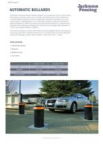 Pedestrian bollard - Beaufort - Jacksons Fencing - access control / retractable / hydraulic