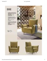 Scandinavian design armchair - Dixie - IL BENESSERE - fabric / leather ...