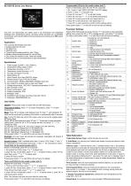 Digital thermostat - BC105-4EDM - Breeze Controls - programmable / room ...