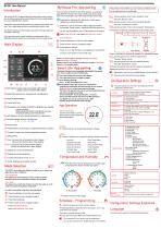 Digital thermostat - BC207W-T - Breeze Controls - programmable / for underfloor heating / room