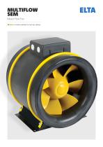 Centrifugal fan - Multiflow SEM - Elta - duct / commercial / home