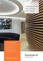 Acoustic wall-covering - Derako® Veneered Grill Wall - Hunter Douglas ...