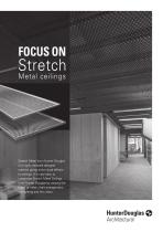 Wire mesh suspended ceiling - STRETCH - TILES - Hunter Douglas ...