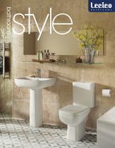 Wall-mounted washbasin - SVWH50BA1 - Lecico - ceramic / rectangular ...