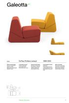Contemporary armchair - GALEOTTA - Zanotta - fabric / polyurethane foam ...