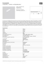 Wall-mounted emergency light - PLANADO - RZB - rectangular / LED / fluorescent