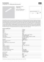 Wall-mounted emergency light - PLANADO - RZB - rectangular / LED / fluorescent