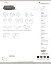 モジュール式ソファー - Globo - maxdivani - 現代風 / 布製 / 革製