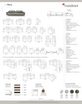Modular sofa - Percy - maxdivani - contemporary / fabric / leather