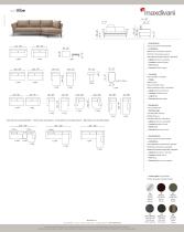 Modular sofa - Vibe - maxdivani - contemporary / fabric / with armrests