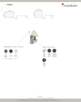 Contemporary coffee table - Vision - maxdivani - sandstone / metal base / rectangular