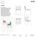 Contemporary chair - Uni 550 - et al. - indoor / polypropylene / steel base