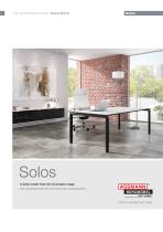 Contemporary desk - SOLOS - ASSMANN BÜROMÖBEL GMBH & CO. KG - wooden / metal / melamine