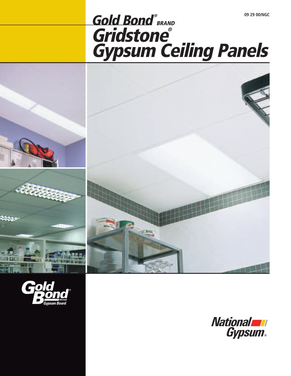 National Gypsum Gridstone Ceiling Panels | Shelly Lighting