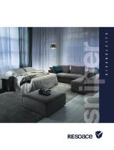 Modular sofa - SNIPER - Respace - bed / contemporary / fabric