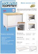 Sandwich prep table - BREAD-MAKING UNITS - Tournus - beech / stainless ...